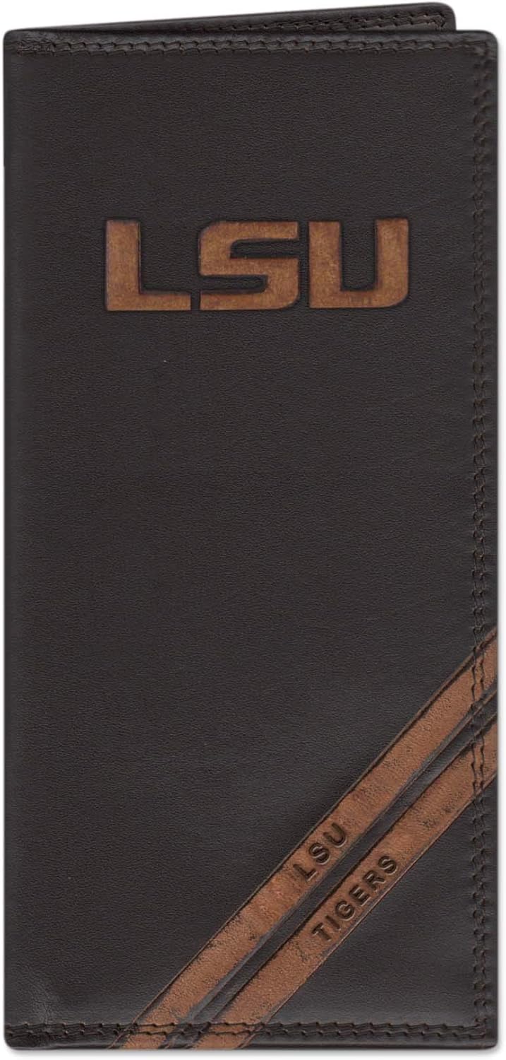 Amazon.com : NCAA LSU Tigers Zep-Pro Pull-Up Leather Long Secretary ...