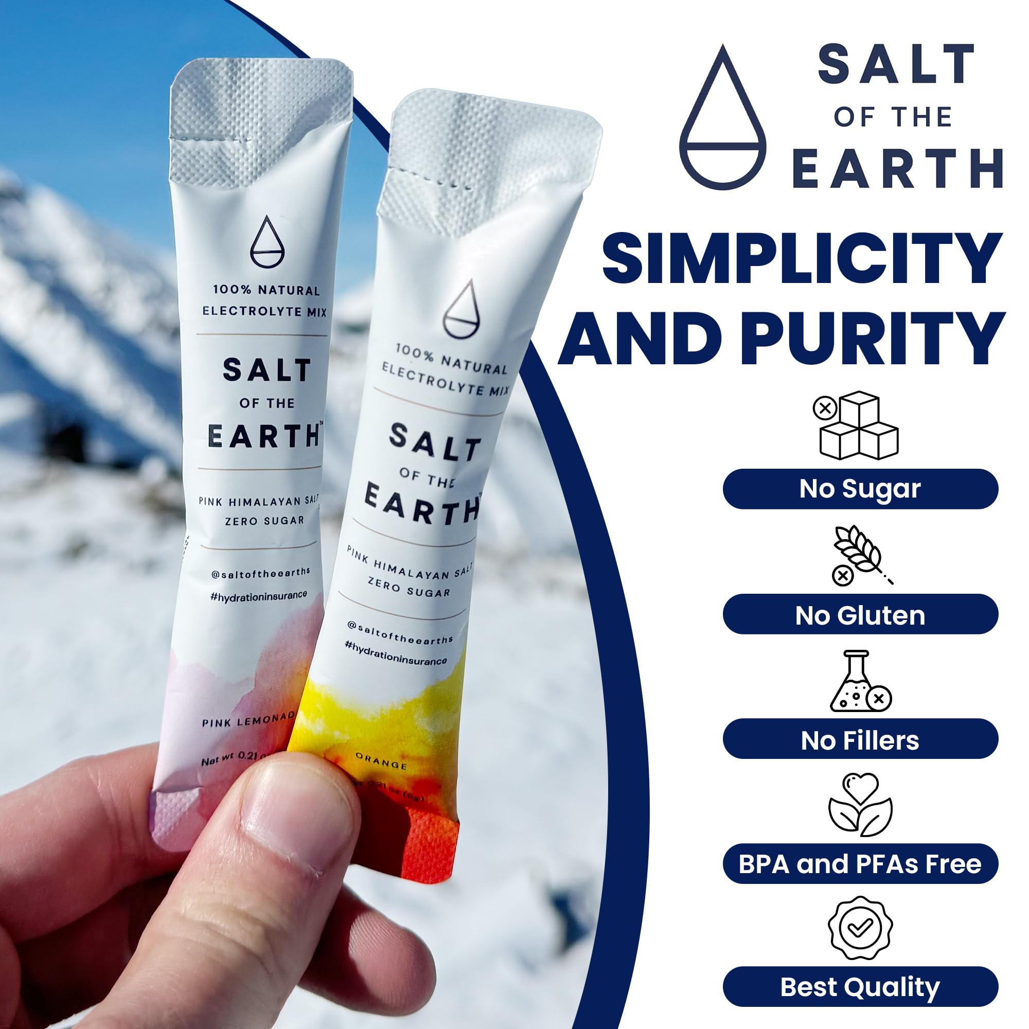 Mua Salt of the Earth Premium Zero-Sugar Electrolyte - Made with Pink ...