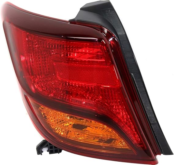 Amazon.com: Tail Light for TOYOTA YARIS 2015-2017 LH Lens and Housing ...