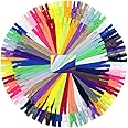 Amazon.com: MebuZip 60PCS 9 Inch, 14 Inch and 18 Inch Mixed Zippers ...