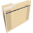 Amazon.com : Find It Calendar File Folders, 12 Pack, Manila (FT07465 ...