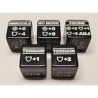Amazon.com: 5X Battletech Stats and Special Movement Modifier Dice ...