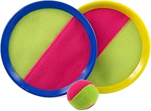 Amazon.com: Catch and Toss Game, Catch Ball Sports Game Set /Paddle ...