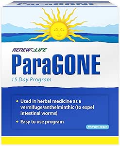 Renew Life ParaGONE, Anti-Parasite Cleansing Program, 15 Day Program, 1 ...