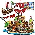 Amazon.com: INSOON Pirate Shipwreck House Mini Building Set with LED ...