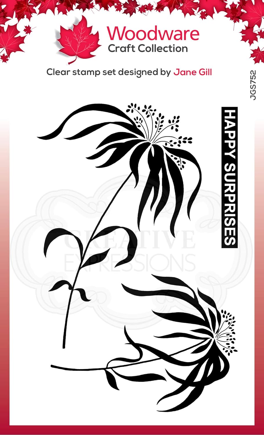 Jane Gill – Clear Magic Stamp Set – Umbrella Grass – BigaMart