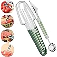 Amazon.com: 4 -in-1 Watermelon Fork Slicer Cutter,Melon Ball Scoop ...