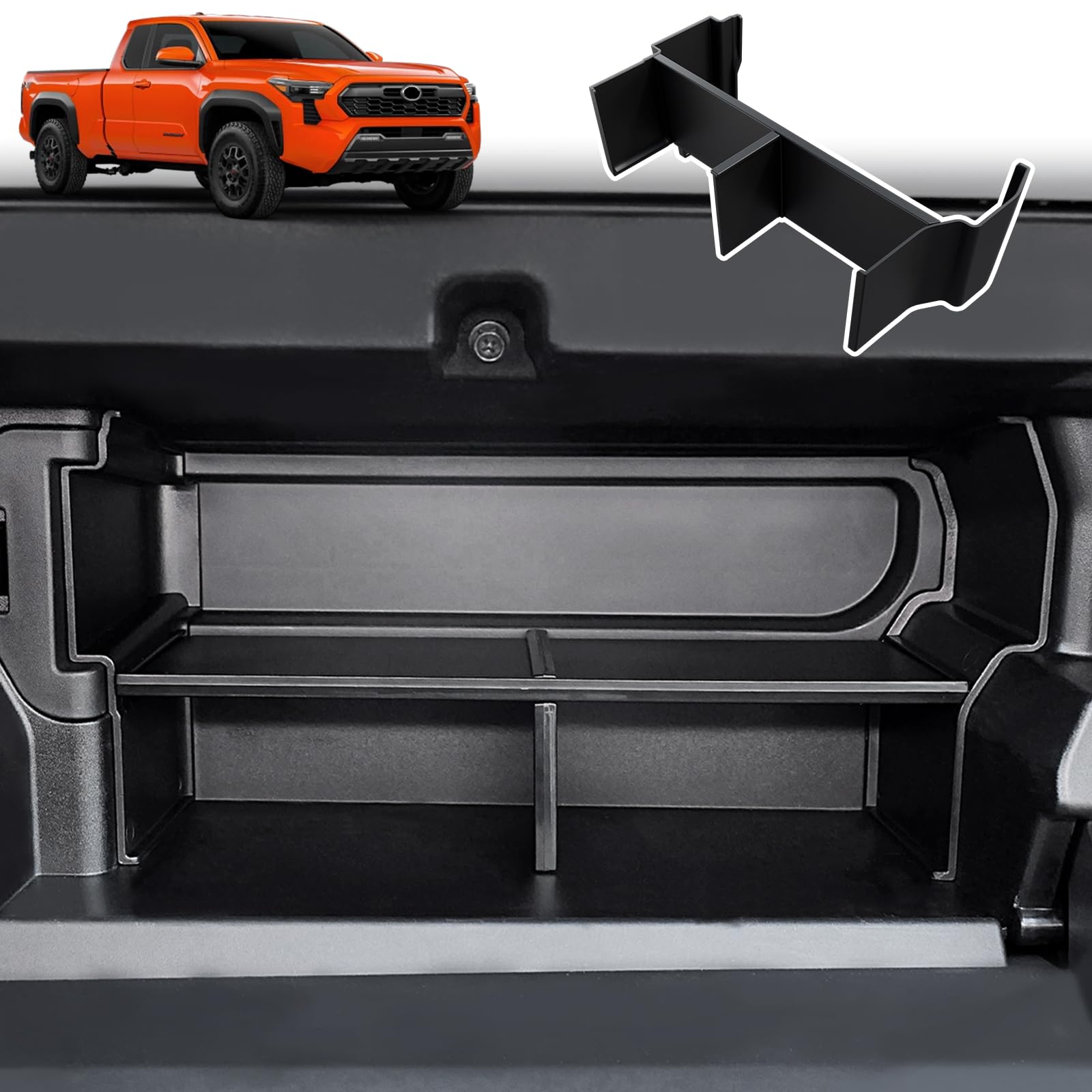 HOUCLEMIC Glove Box Organizer for 2024 2025 Toyota Tacoma and 2025 ...