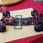 Amazon.com: Hobbypower 1/10 Alloy & Carbon RWD Drift Racing Car Frame ...