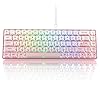 Womier W-K68 60% Keyboard Gaming Pink - Wired Creamy Mechanical ...