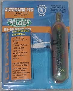 Amazon.com : Leland 38 gram CO2 Rearm Kit for Automatic PFDs, 3/8 ...