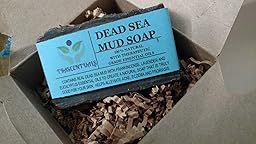 Amazon.com: Dead Sea Mud Soap Bar Made With Frankincense Lavender ...