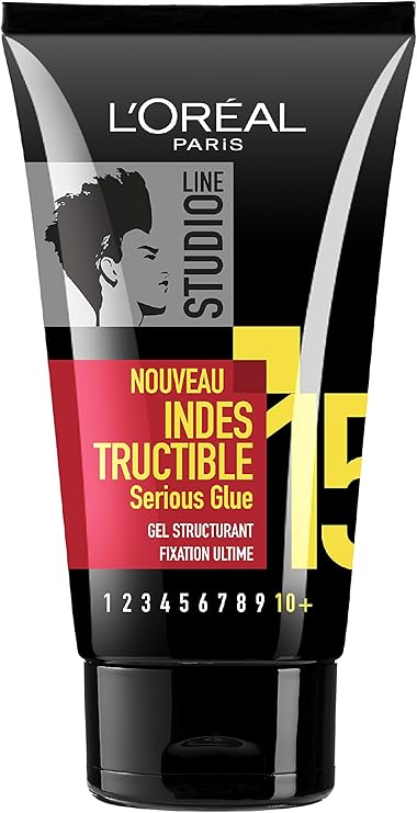 Studio Line Indestructible Glue Gel Coiffant Cheveux 150 ml - Lot de 3 ...