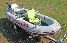 Intex Mariner 4, 4-Person Inflatable Boat Set with Aluminum Oars and ...