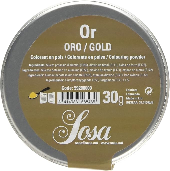 Sosa Gold Colouring Powder 30 g: Amazon.co.uk: Grocery