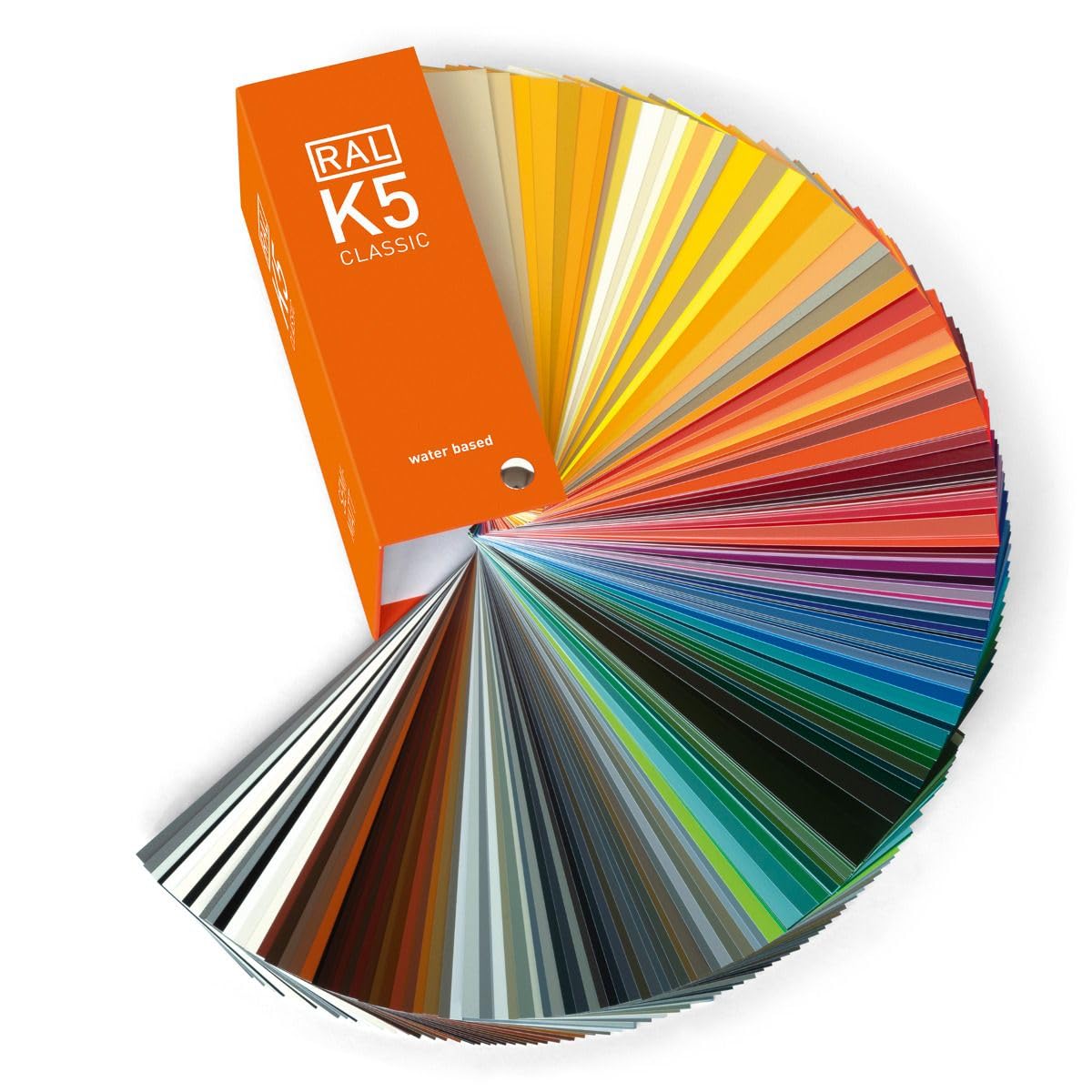 RAL K5 Color Chart, 216 Full Page Color Swatches, Semi-Matte, 8 ...