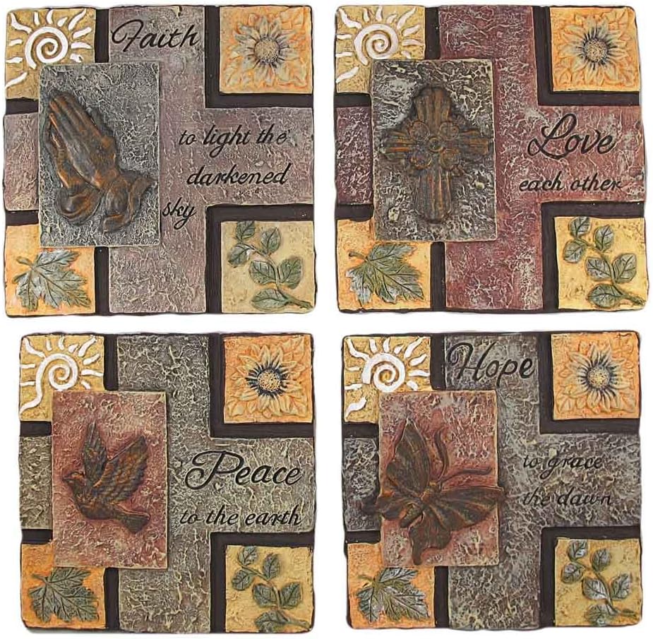 Amazon.com: Nature Stone Wall Plaque Hanging Decor Model Collectible ...