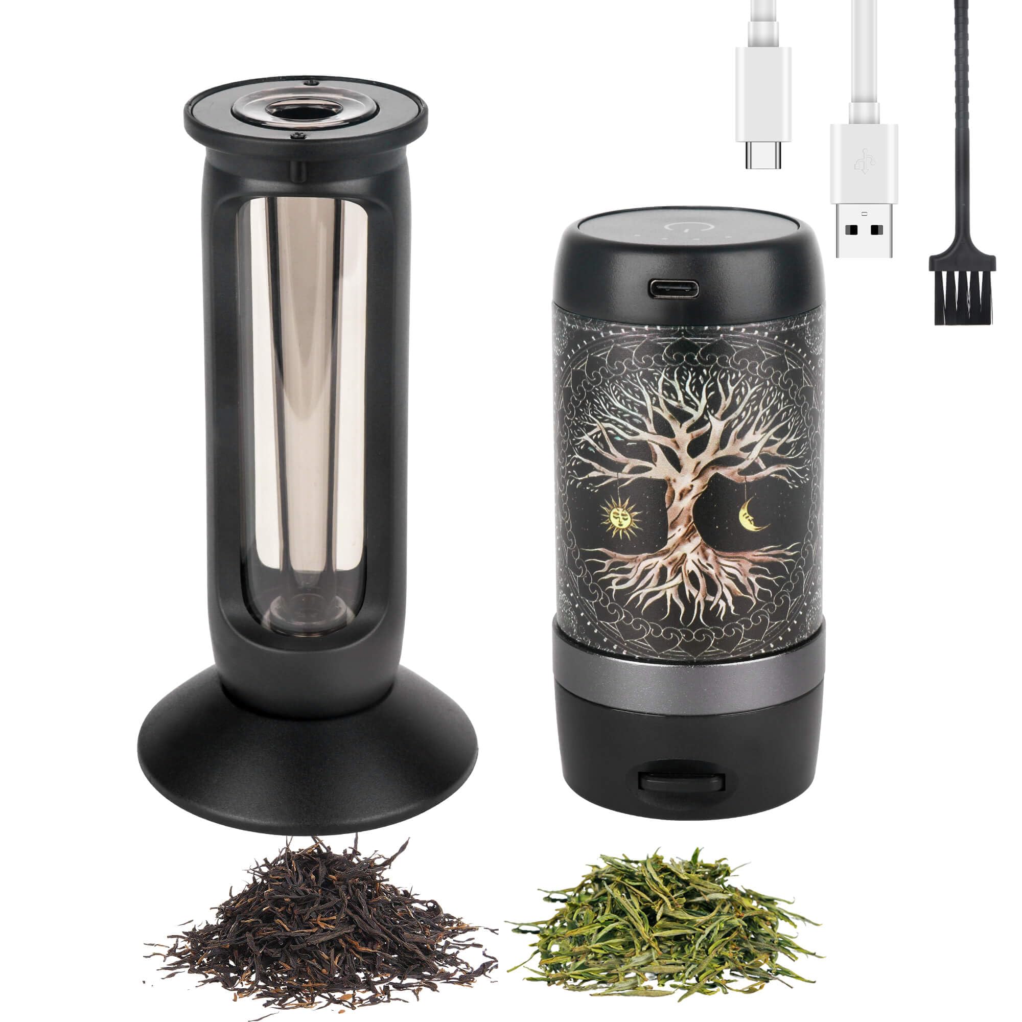 Rechargeable Electric Herb Grinder, Aluminum Herbal Grinder Machine ...