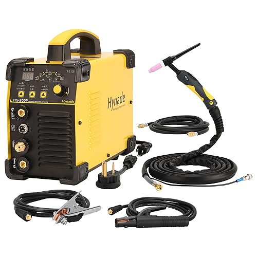 hynade Tig Welder Tig200p,Dual Voltage 110V/220V 2 in 1 Tig/Stick Mma ...