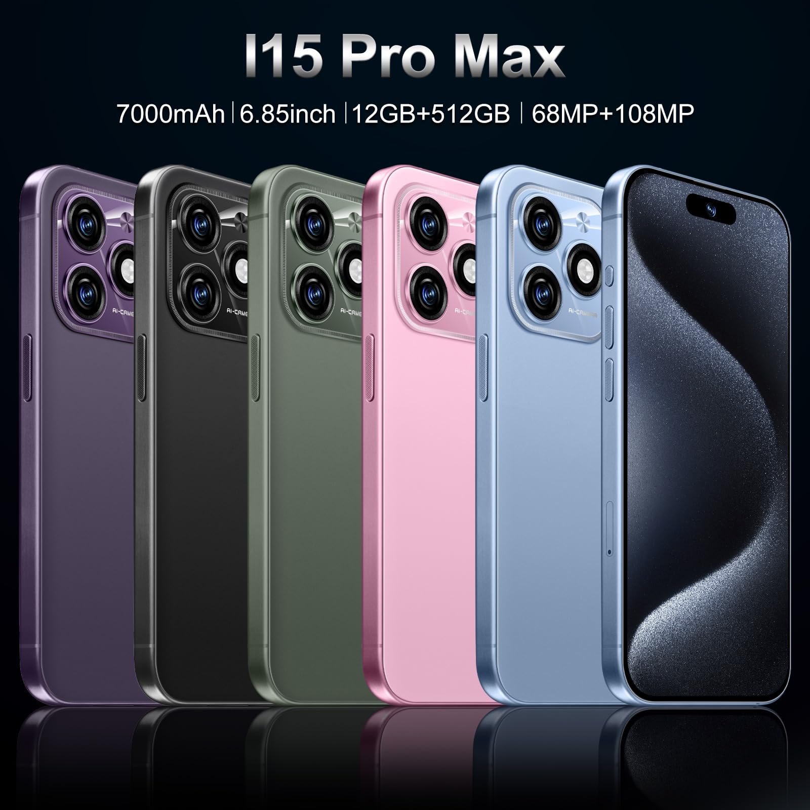 Mua 15 ProMAX 5G Phone 12+512GB Unlocked Cell Phone,Smartphone 6.85" HD ...