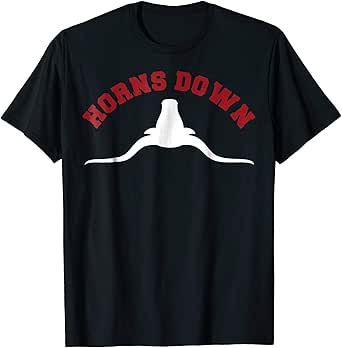 Amazon.com: Horns Down Shirt Horns Down Texas Tuck Fexas Shirt: Clothing
