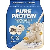 Amazon.com: Pure Protein Powder, Whey, High Protein, Low Sugar, Gluten ...