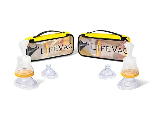 LifeVac Yellow Travel Kit 2 Pack - Portable Suction Rescue Device ...