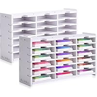 Amazon.com: Sunnychicc 2 Pack 18 Slots Ink Pad Storage Holder Stamp Pad ...