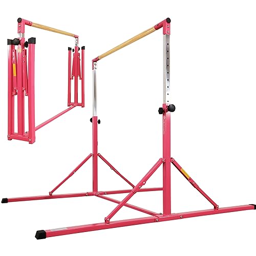 PreGymnastic No Wobble Gymnastics Bar, 6ft Long Base Gymnastic bar for ...