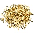 Amazon.com: 500 Pcs Crimp Beads for Jewelry Making - 18K Gold Plated ...