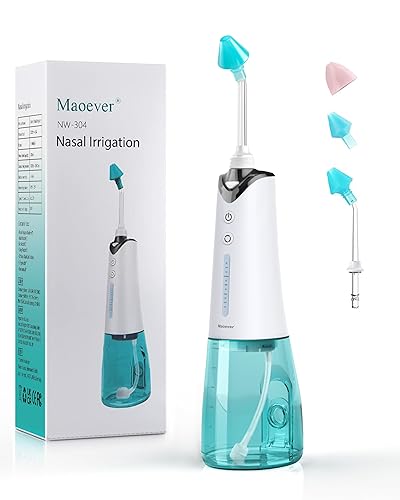 Nasal Irrigation System, Cordless Nasal Rinse Machine for Sinus Relief ...