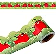 Amazon.com: Quera Apples Scalloped Bulletin Board Stickers Borders ...