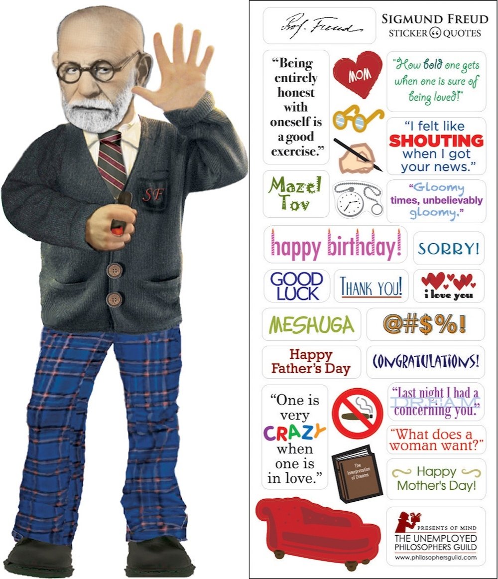 Mua Sigmund Freud Quotable Notable - Greeting Card and Sticker Sheet ...