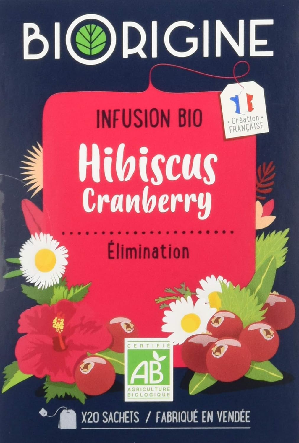 Biorigine – Infusion Bio Hibiscus Cranberry – pour Le Maintien du ...