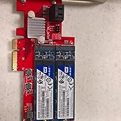 Amazon.com: StarTech.com 2x M.2 SATA SSD Controller Card - PCIe - PCI Express M.2 SATA III ...