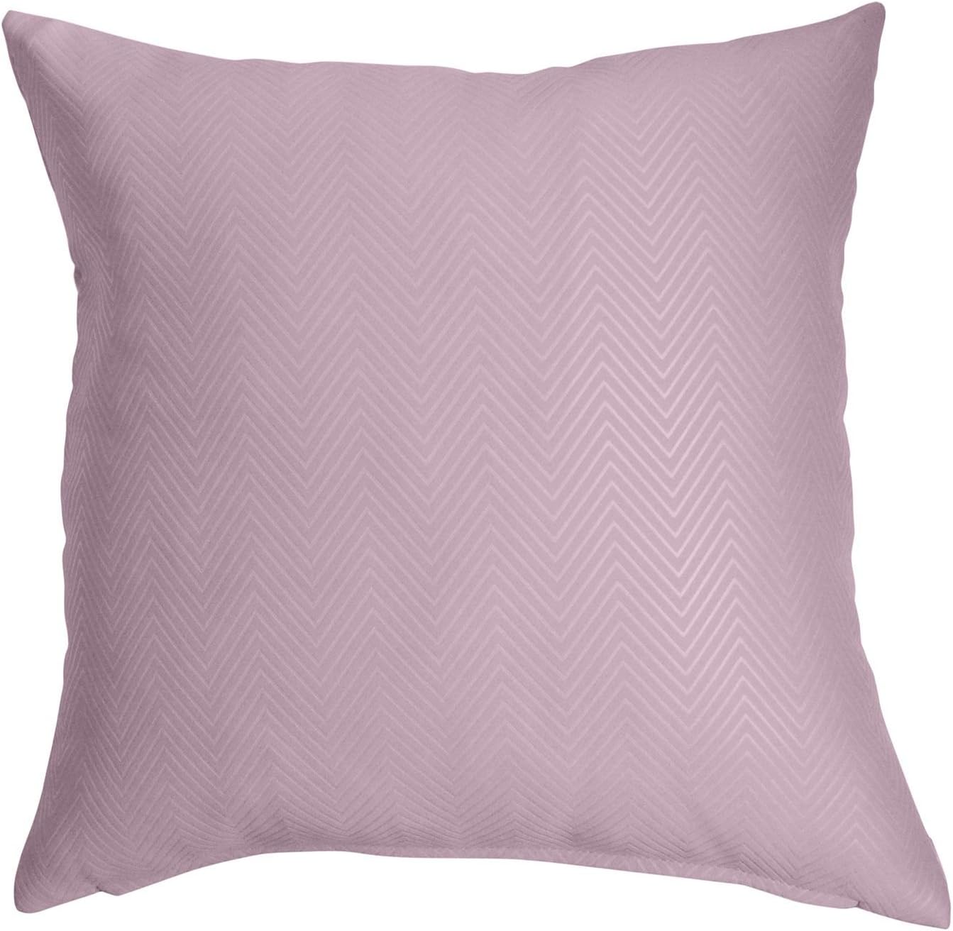 HOMESCAPES Pastel Pink Cushion Cover 18 x 18 Inch (45 x 45 cm ...