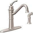 Moen 87999SRS 1H SRS KT Faucet W/Spray, 9, Spot Resist Stainless ...