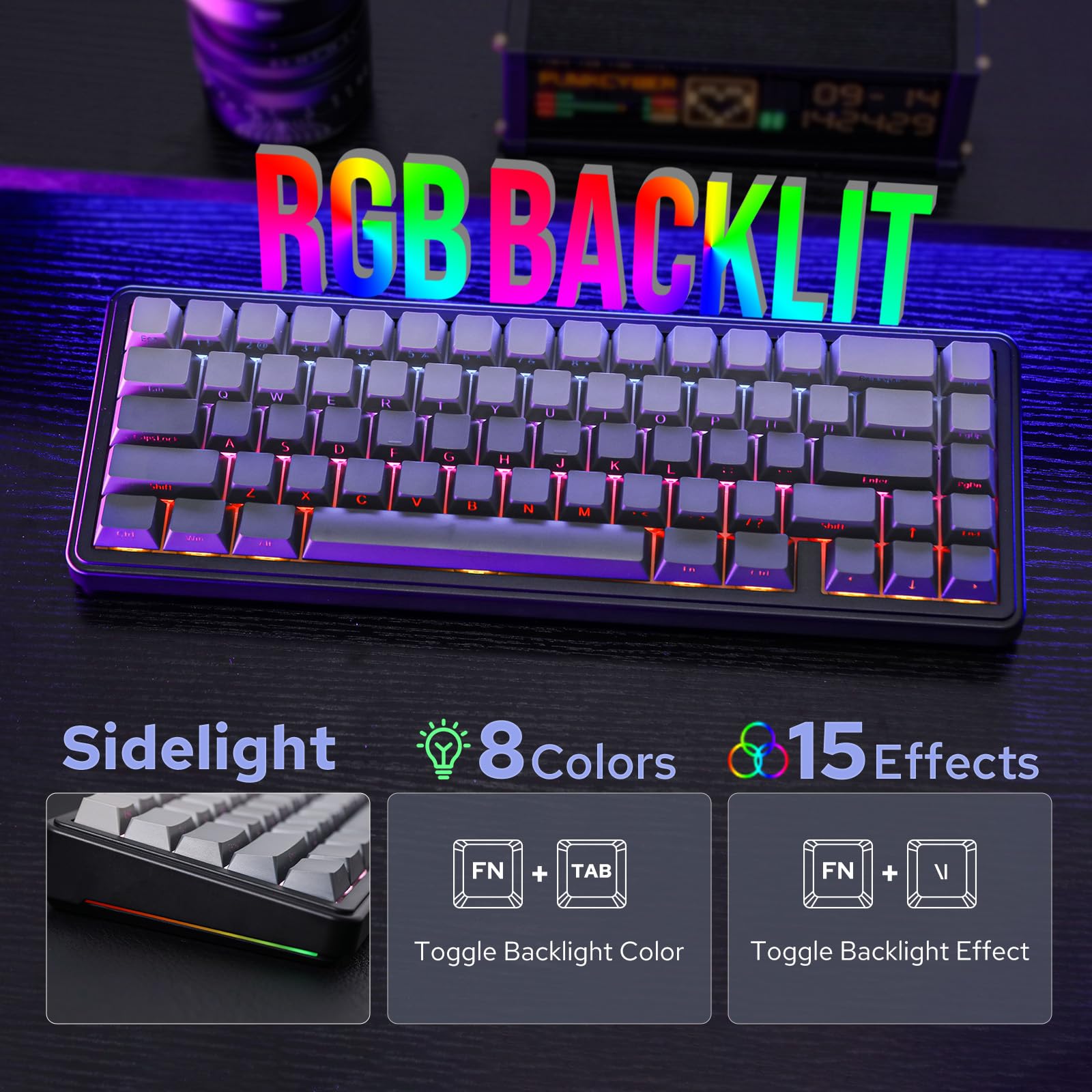 Mua EPOMAKER x Aula F65 65% Wireless Mechanical Keyboard, Hot Swappable ...