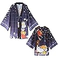 Amazon.com: YOMORIO Neko Atsume Cute Cat Japanese Kimono Yukata ...