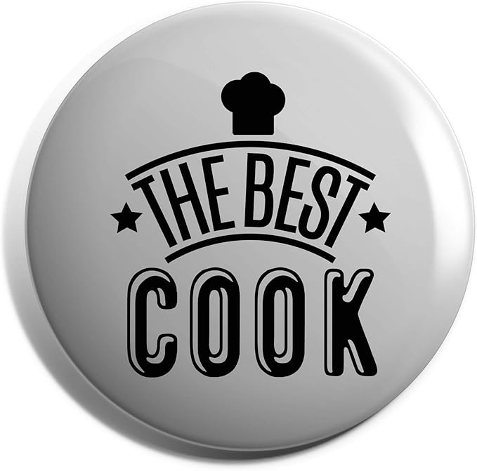 Hippowarehouse The best cook Badge : Amazon.co.uk: Clothing