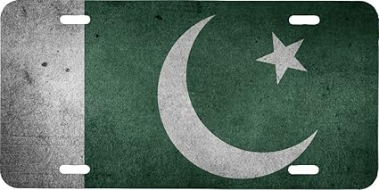 Amazon.com: Pakistan Flag License Plate: Automotive