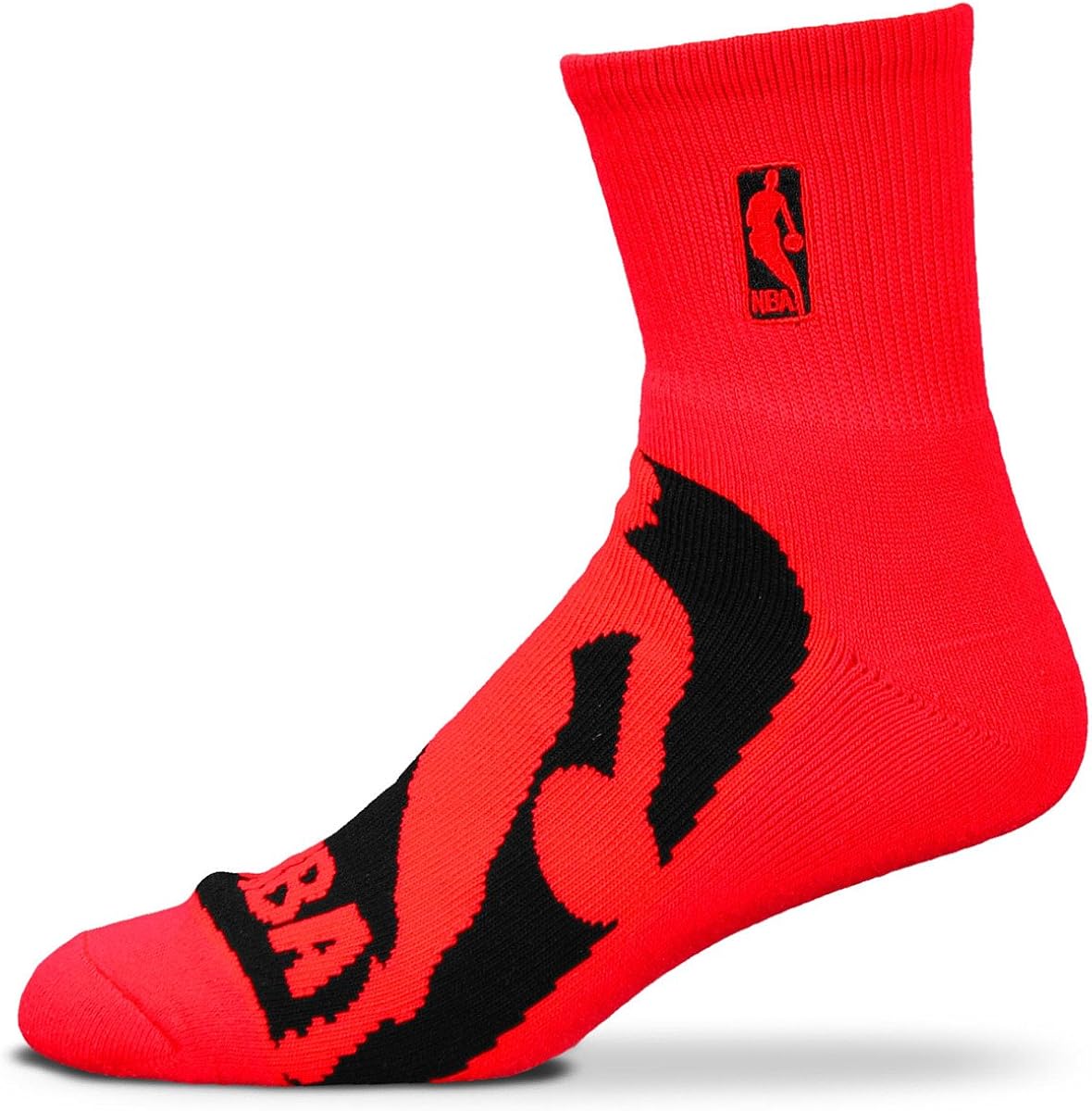 Amazon.com: NBA NBA Big Logo Sock - Red: Clothing