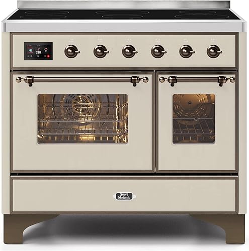 40" Majestic II Series Freestanding Electric Double Oven Range with 6 ...
