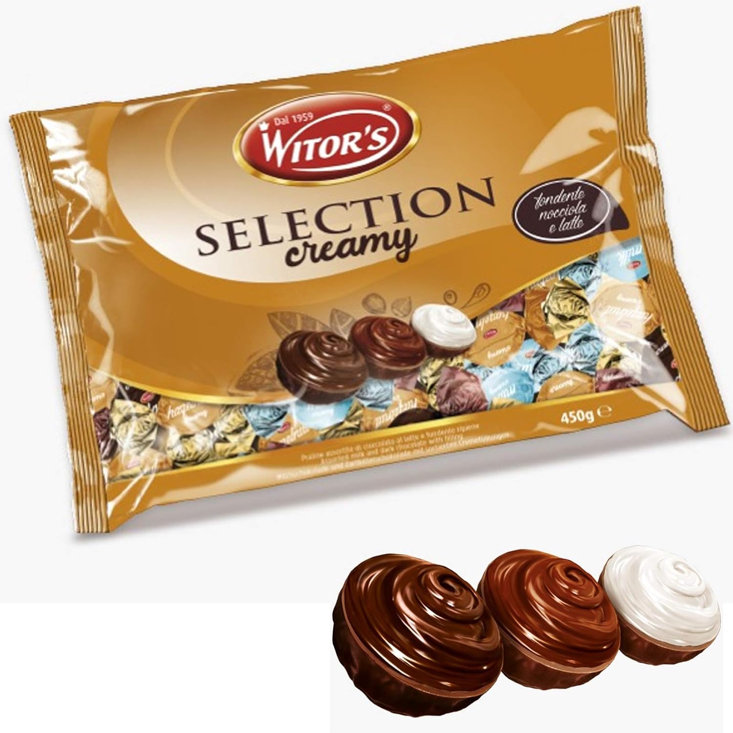 WITOR'S SELECTION CREAMY MIX 1 kg Schokolade Milch: Amazon.de ...