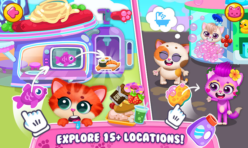 Little Kitty Town - Collect Cats & Create Stories:Amazon.com:Appstore ...