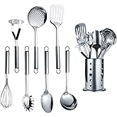 Amazon.com: Cook's Corner 5-Piece Stainless Steel Kitchen Utensil Set ...