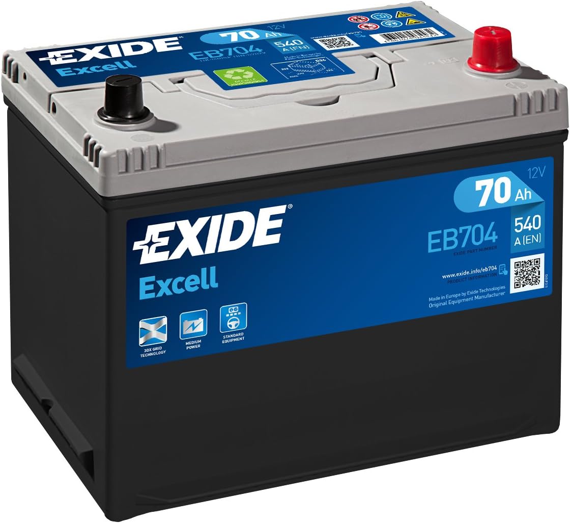 Exide 030Se Eb704 Car Battery 70 Ah: Amazon.co.uk: Car & Motorbike