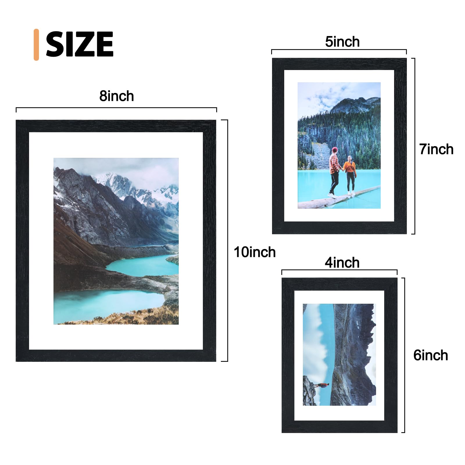Mua Fixwal Picture Frames Set, 15 Pack Black Picture Frames Collage ...