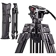 Amazon.com : Video Tripod System, Regetek 72 Inch Professional Heavy ...