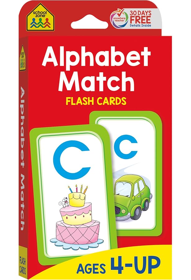 Animal Picture Flash Cards ABC Slap Jack Classic Card Game, Alphabet ...